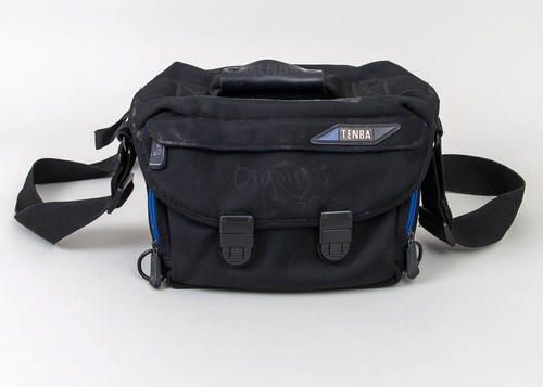Tenba Camera Bag Black/Blue Nylon Small Portable Shoulder Strap ...