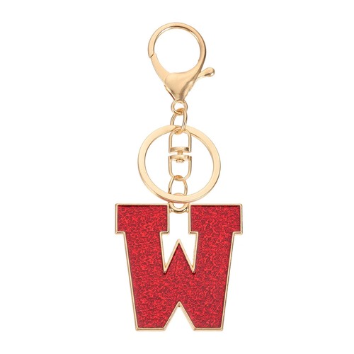 Initial Letter Keychain, A-Z Alphabet Keyring Letter W Metal Key Chain ...