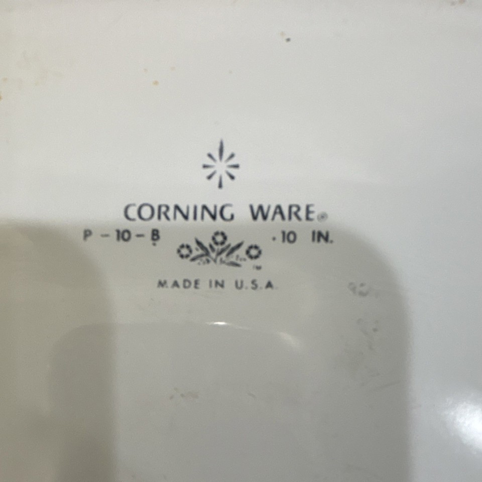 CorningWare Blue Cornflower Square 10 Inch Casserole Dish P-10-B | eBay