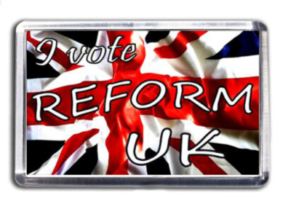 Reform UK Union Jack Flag Fridge Magnet | eBay UK