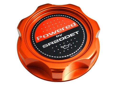 ORANGE SR20DET TURBO M7-STYLE BILLET ENGINE OIL FILLER CAP FOR NISSAN ...