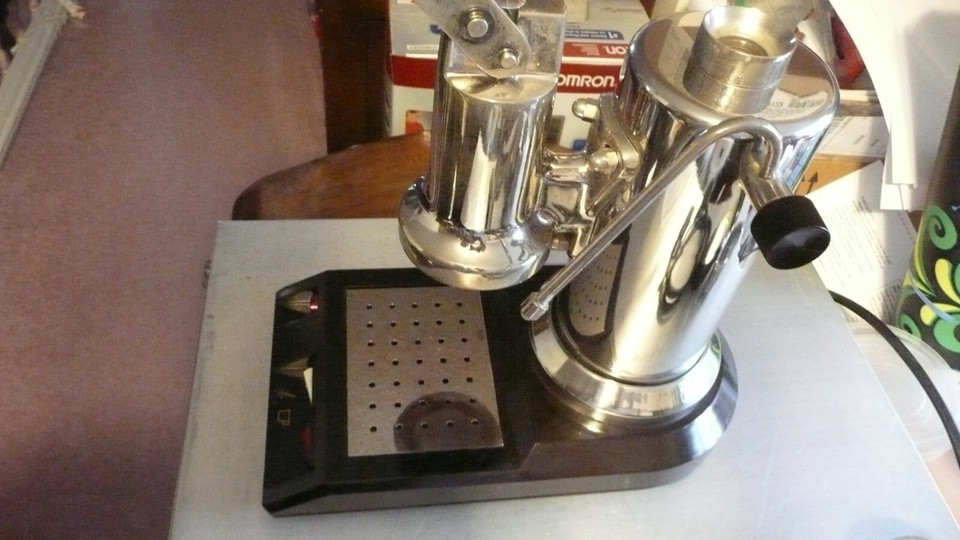 Vtg Cappuccino Amore Pull Lever Espresso Machine CE-14C Stainless Steel ...