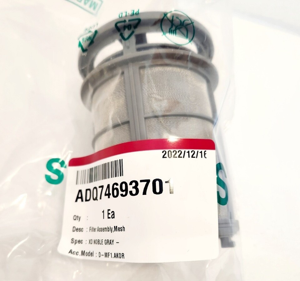 OEM LG Dishwasher Mesh Filter for LG Dishwashers LDT5678SS, LDF5545SS ...