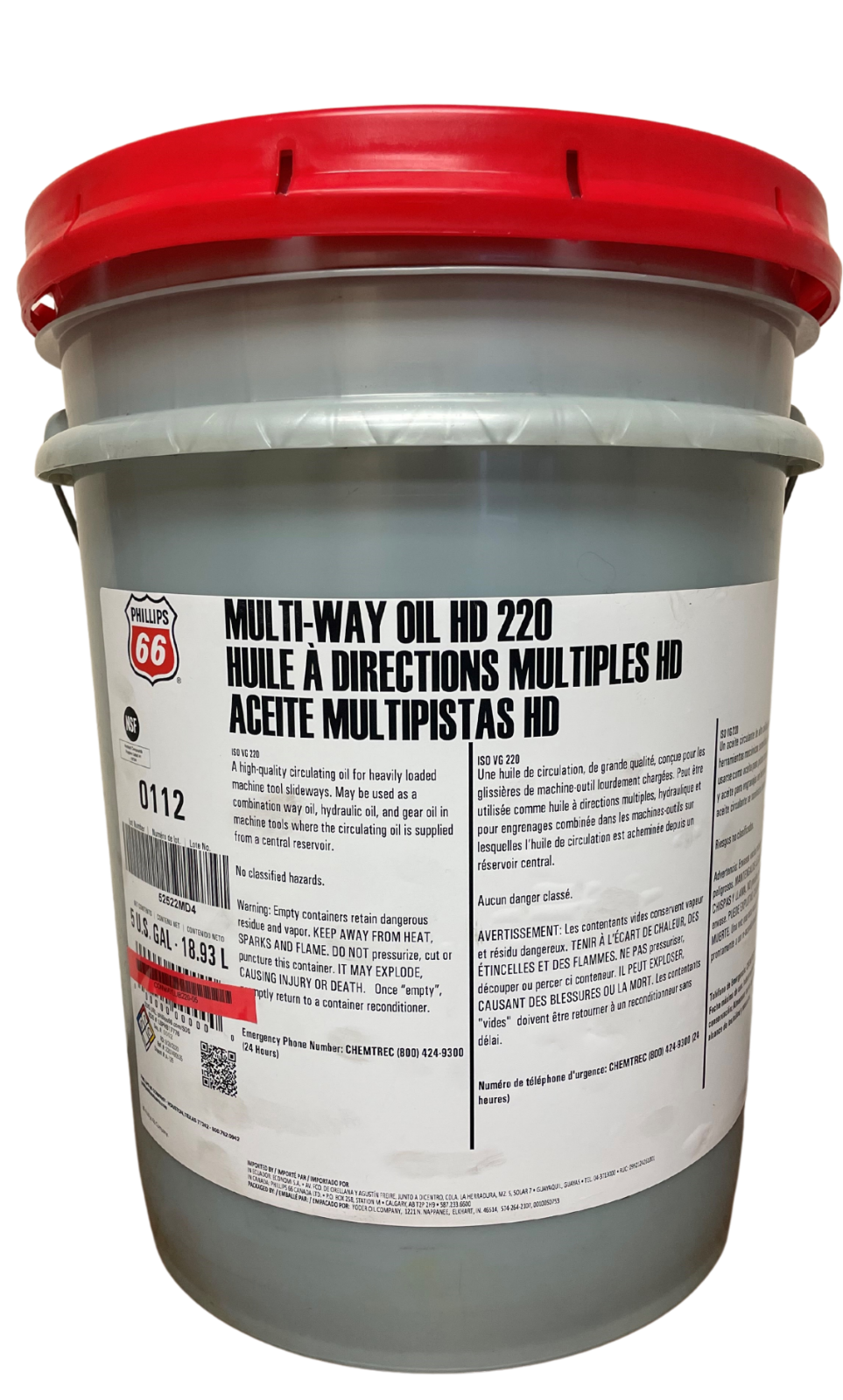 P66 Multi-Way Oil 32,68,220; Mobil Vactra No. 1, 2, 4 Equiv.; Slideway ...