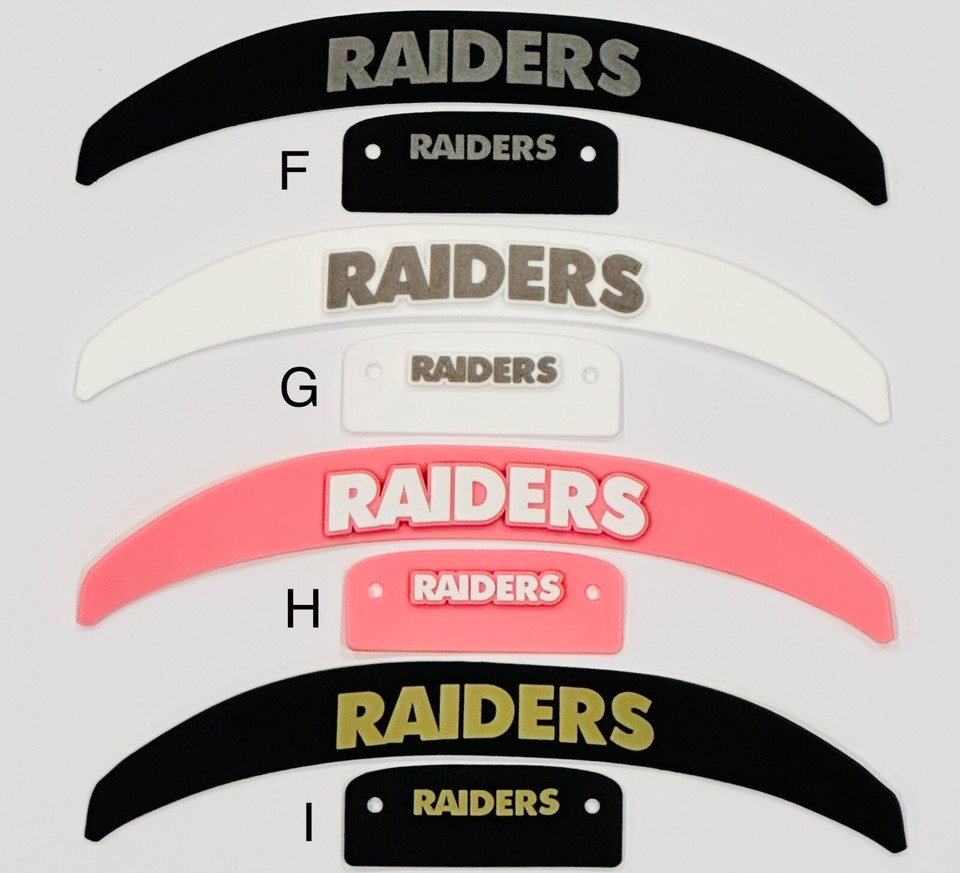Raiders MINI Helmet 3D Bumpers, Speed Version | eBay