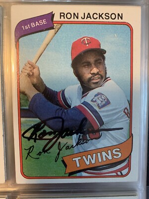 5 Ron Jackson baseball cards. 1 card autographed | eBay
