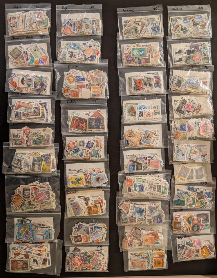 Worldwide Stamp Hoard of 20,000+ All Different Scott Value $7,000+ | eBay