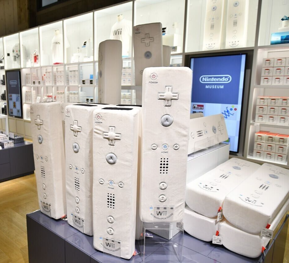 Nintendo Museum Wii Controller Plush toy Big Cushion Limited | eBay