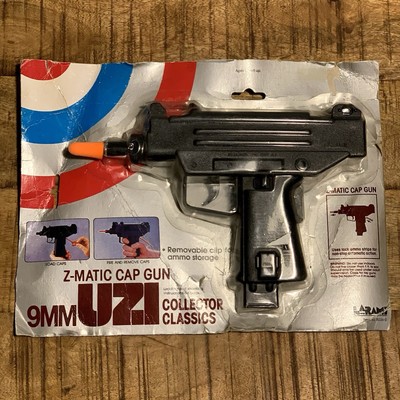 VINTAGE 1986 LARAMI TOY GUN LOT: 9MM UZI , BERETTA , TEC-9 SEALED ON ...