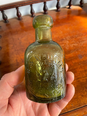 RARE CHESTER R. DAVIS GLASS SELTZER BOTTLE | eBay UK