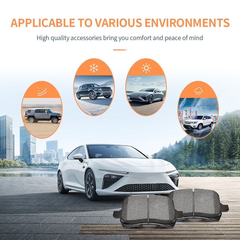 Front And Rear Ceramic Brake Pads Set For Kia Optima 2011 2012 2013 ...