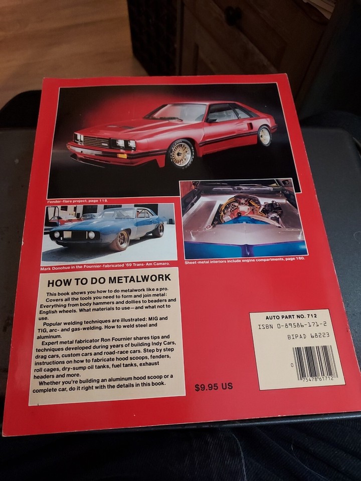 METAL FABRICATOR'S HANDBOOK/RACE & CUSTOM CAR BOOK | eBay