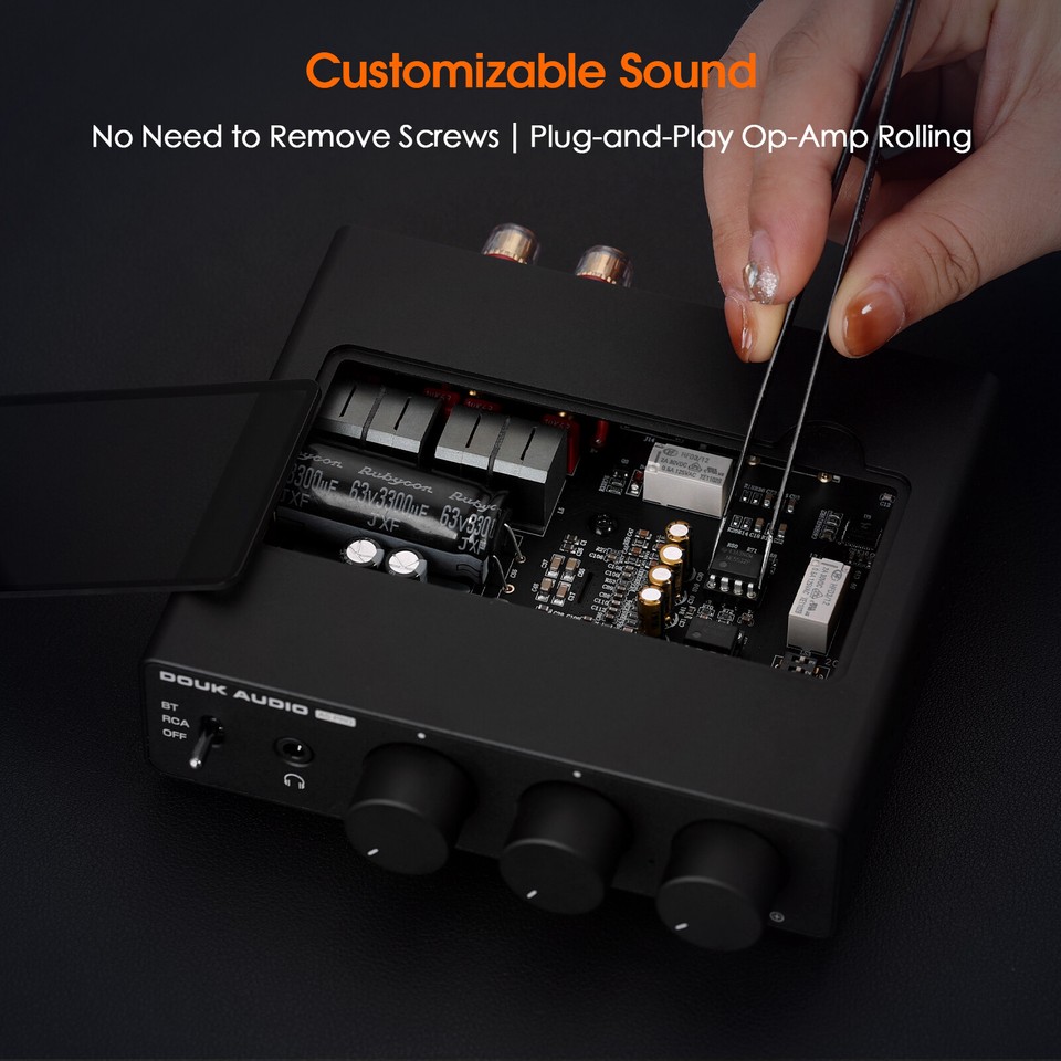 Mini 300W Bluetooth Digital Amplifier Home Stereo Class D Audio Amp for ...
