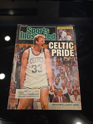 Vintage Sports Illustrated Magazine-June 8, 1987-Boston Celtics-Larry ...