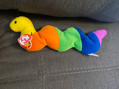TY Inch the Worm Beanie Baby Collectible 1995 With ERRORS | eBay