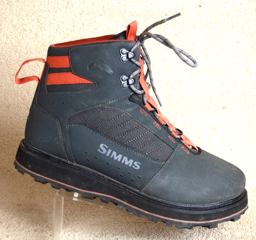 SIMMS Fly Fishing Wading Boots Men's 12 M Lace Up Gray | eBay