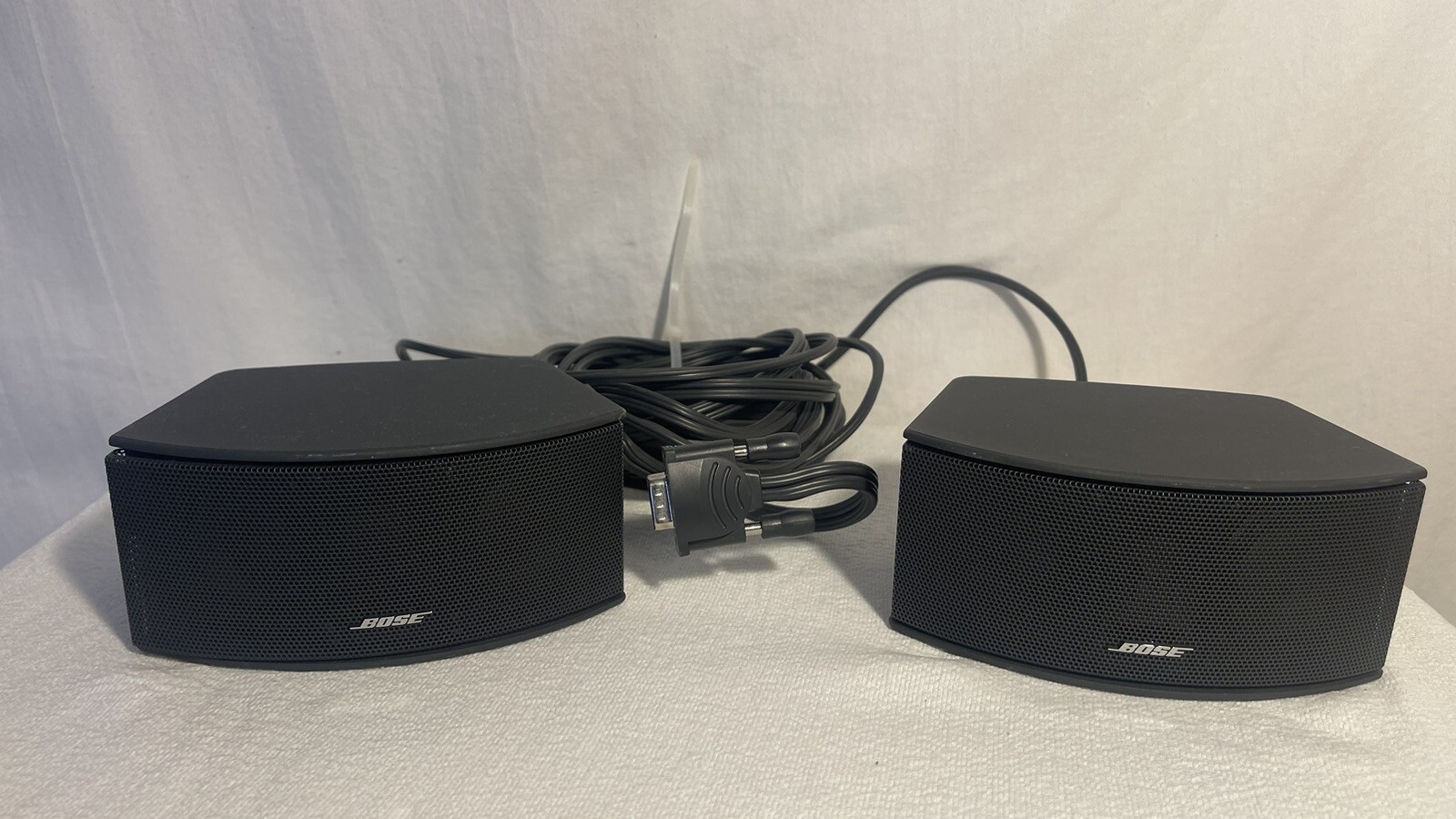 Bose Computer Speakers Set of 2 | Rectangular | Wired | Black | Back ...