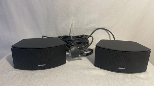 Bose Computer Speakers Set of 2 | Rectangular | Wired | Black | Back ...