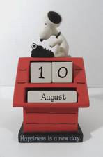 Hallmark Peanuts Sweet Day Snoopy and Charlie Brown Resin Perpetual ...
