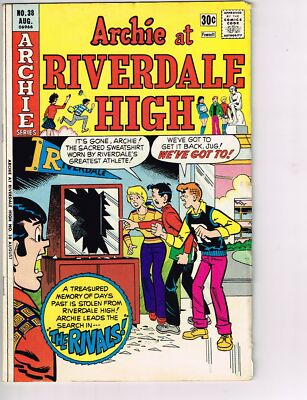 Vintage Comic Book ARCHIE Series Archie at Riverdale High No. 38 Aug ...
