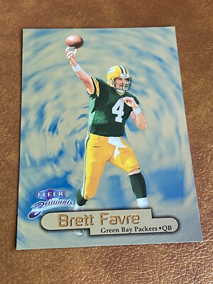 1998 Fleer Brilliants Brett Favre BLUE PARALLEL card #21B | eBay