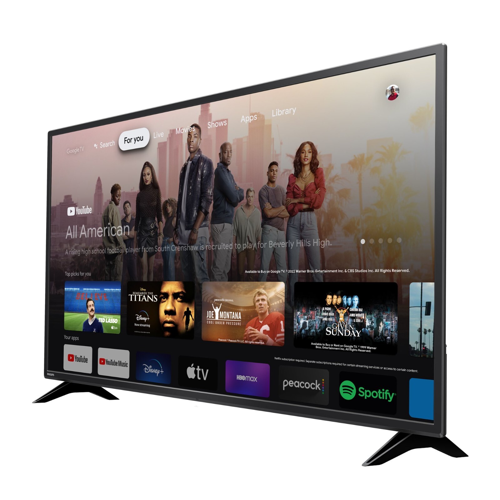 Philips 55 Class 4K Ultra HD (2160p) Google Smart LED TV (55PUL7552/F7 ...