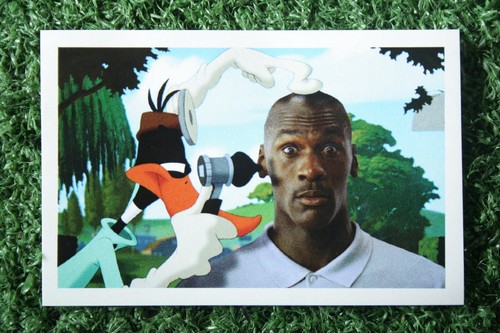 Michael Jordan 1996 BAIO Space Jam Album Stickers #26 w/Daffy Duck | eBay