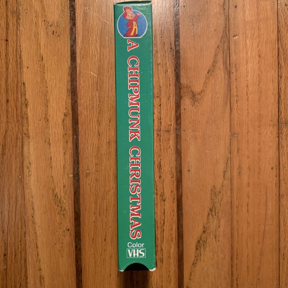 The Chipmunk Library A Chipmunk Christmas VHS RARE HTF | eBay