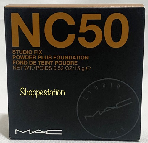 MAC Studio Fix Powder Plus Foundation Shade NC50 Full Size 15g Original ...