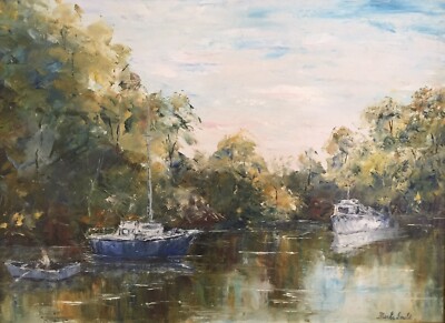 Merle Gould. Original Oil Painting. A listed Australian Artist. | eBay ...