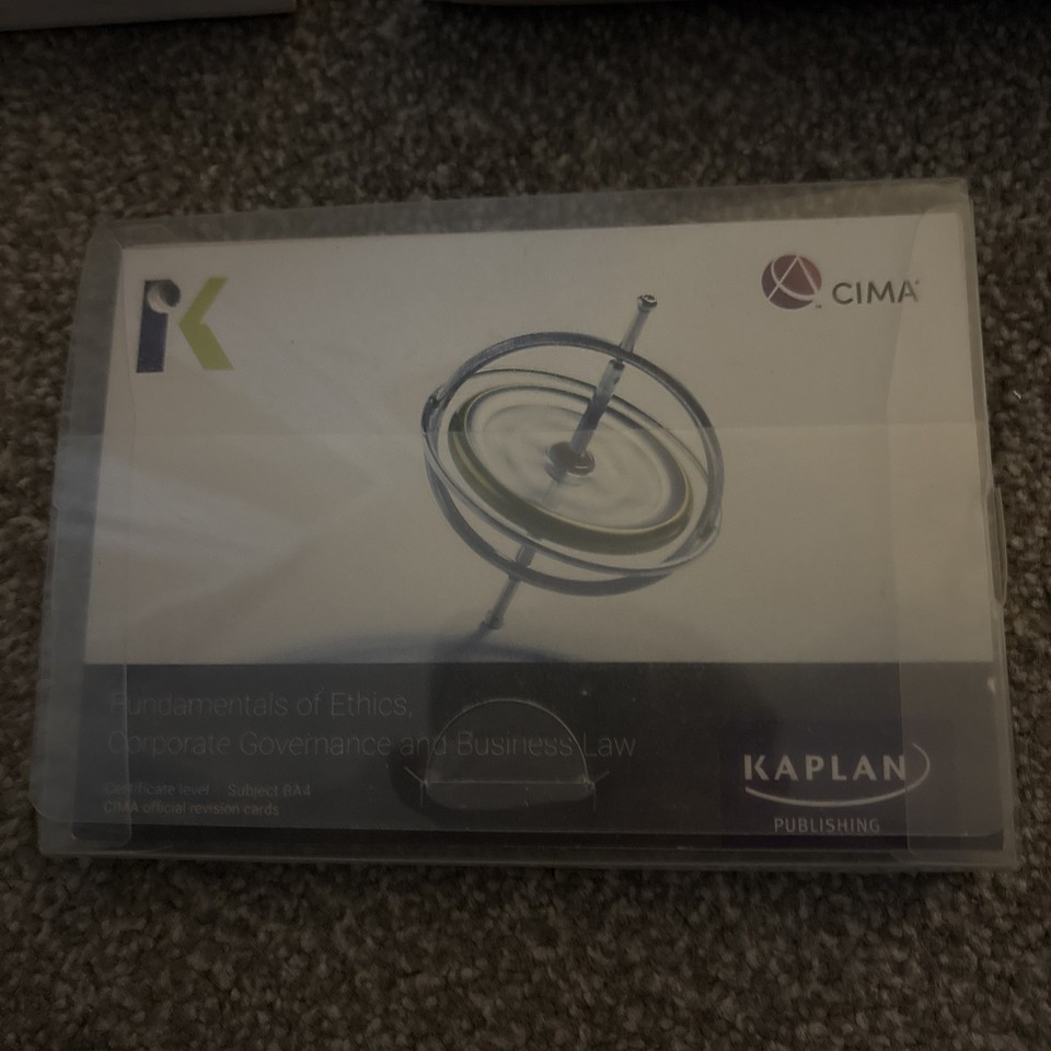 CIMA BA4 Kaplan Study Text and Materials | eBay UK