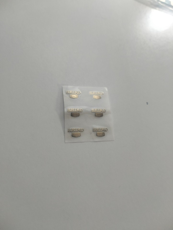 SEIKO 5 dial logo replacement emblem sticker watch mod GOLD High ...