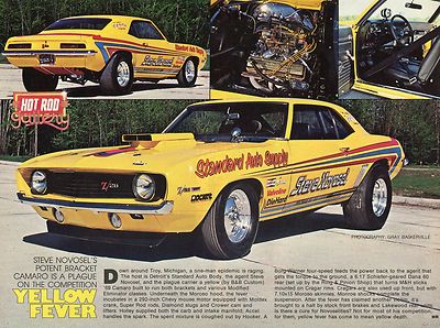 1978 Great Pic of Steve Novosel's 1969 Chevrolet Camaro Z28 Modified ...