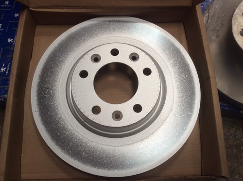 1 Genuine PEUGEOT 407 FRONT BRAKE DISC 1.6 2.0 HDi Diesel 4249L3 283mm ...