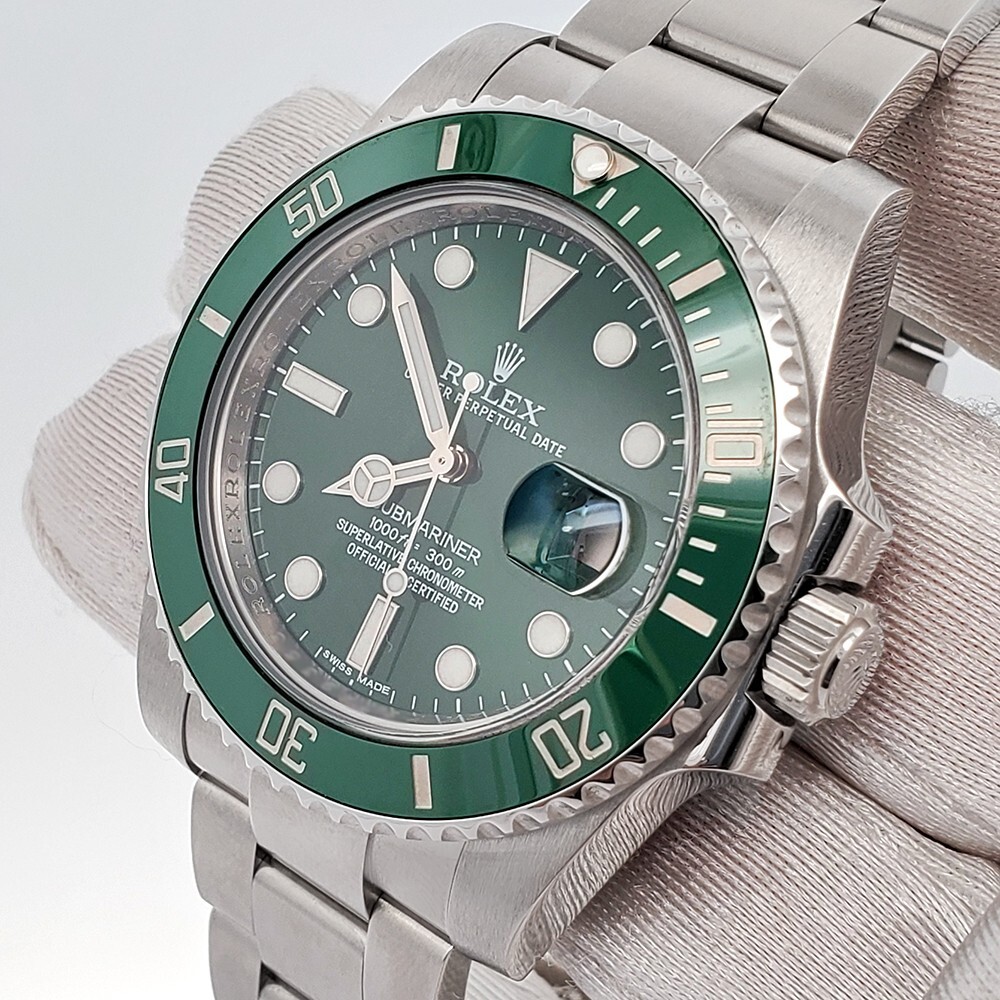 Rolex Submariner Verde Volta ROLEX SUBMARINER DATE 116610LV 2019 Usato