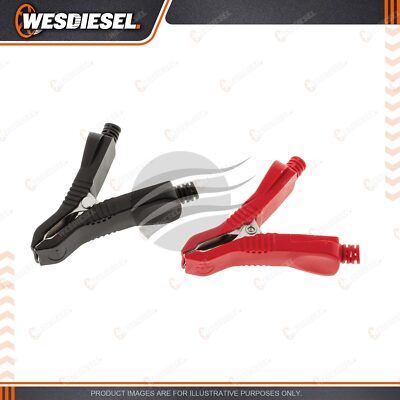 Wesdiesel Pkt 2 Heavy Duty Battery Clamps Black Red Clamps Suits ...