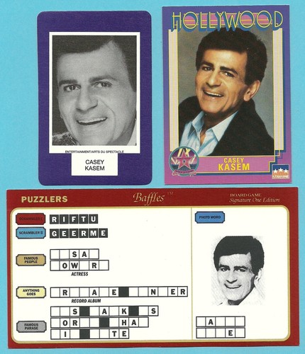 Casey Kasem Fab Card Collection Radio Voice American Top 40 Scooby-Doo ...
