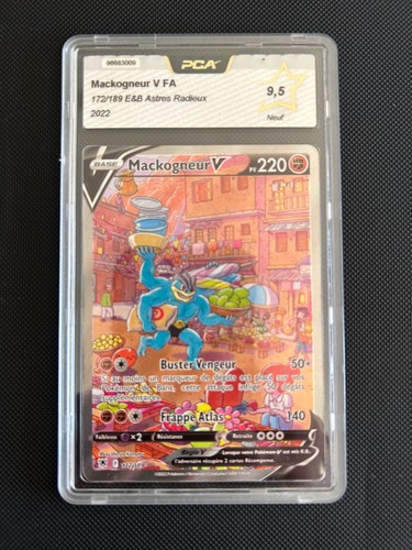 Carte Pokémon Mackogneur V ALT 172/189 PCA 9.5 Astres Radieux EB10 | eBay