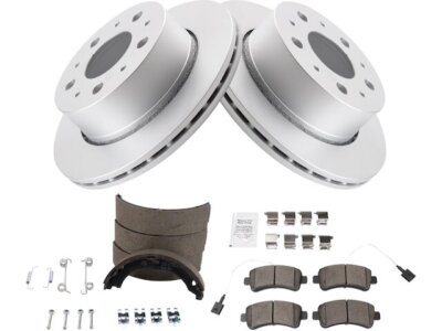 Rear Brake Pad Rotor and Parking Brake Kit For Ram ProMaster 3500 ...