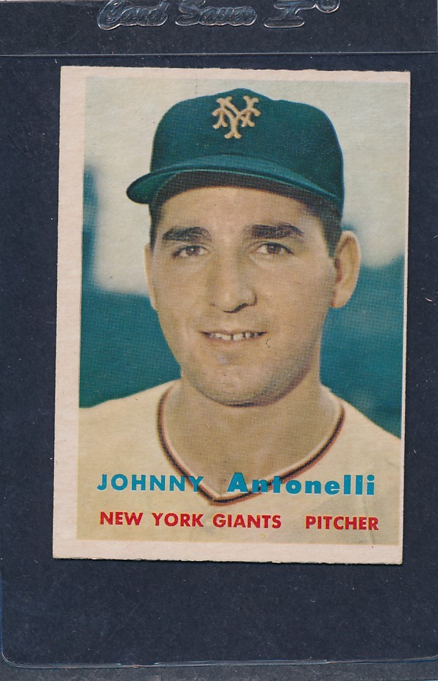 1957 Topps #105 Johnny Antonelli Giants VG/EX 57T105-82116-1 | eBay