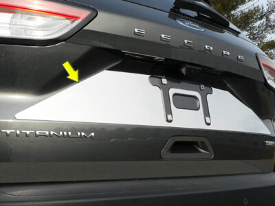 Stainless Polished Chrome License Plate Trim Bezel for Ford Escape 2020 ...