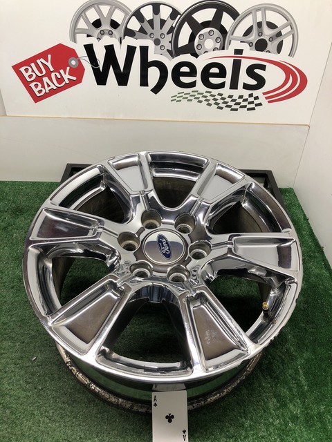 3998 18” INCH FORD F-150 2015-2017 OEM GENUINE FACTORY CHROME WHEEL RIM ...