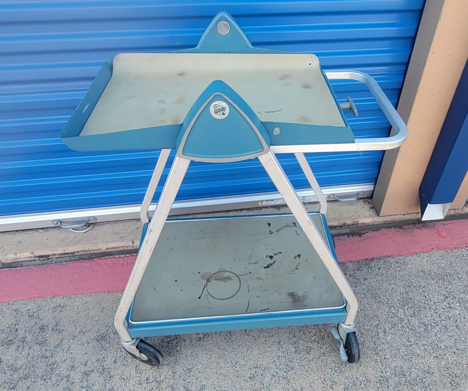 Tektronix Type 202 A Scope-Mobile Rolling Cart Oscilloscope Stand LOCAL ...