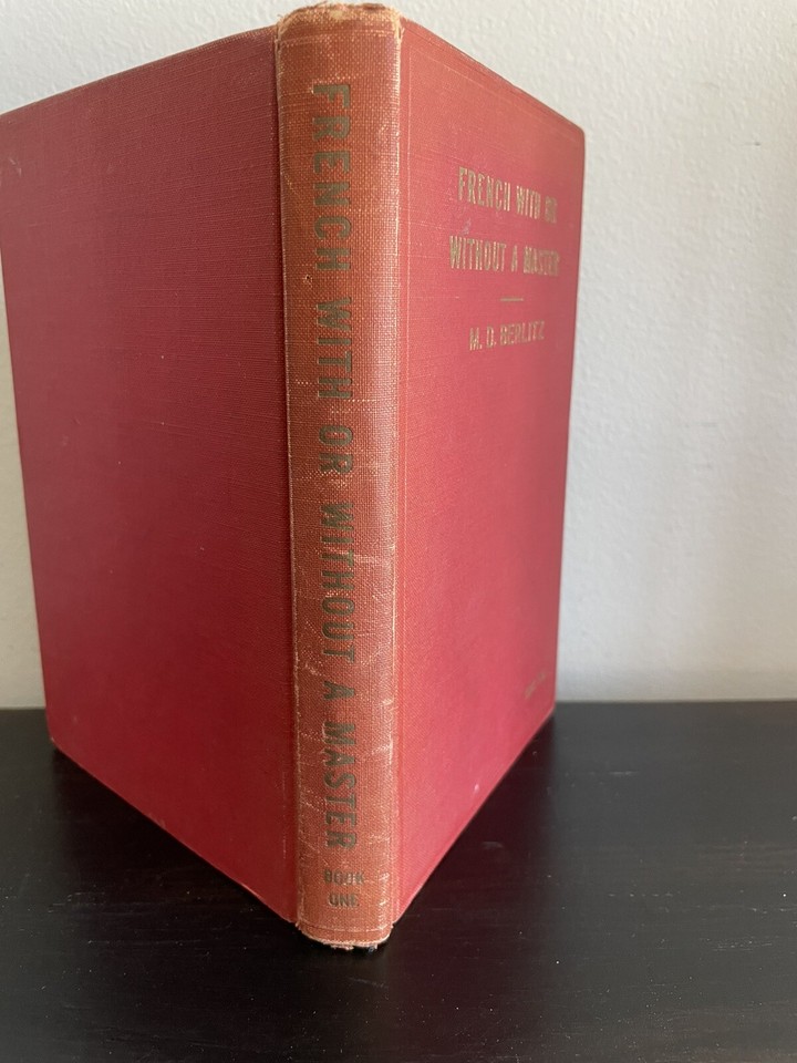 VTG French with or Without a Master Language Book Volume 1 M D Berlitz ...