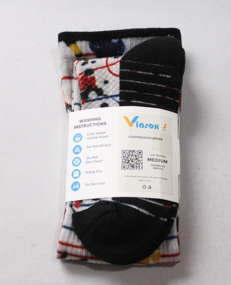 Viasox Unisex Adult's Diabetic Compression Socks Assorted Colors/Sizes ...