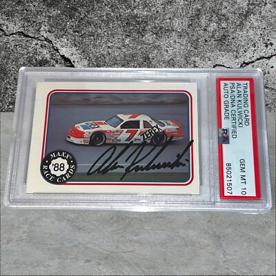Alan Kulwicki 1988 MAXX autographed HOFer card PSA CERTIFIED COA PSA 10 ...