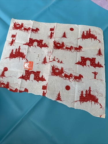 Vintage 40’s/50's Wrapping Paper Tissue-Like Collectible Christmas | eBay
