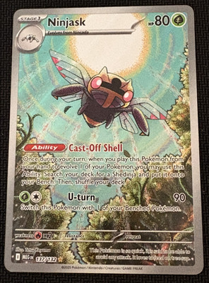 Ninjask (137/132) (Illustration Rare) (Holo) Pokémon Mega Evolution M ...