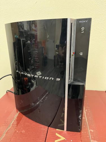 Sony PlayStation PS3 40GB Console Fat Model CECHG01 FOR PARTS NOT ...