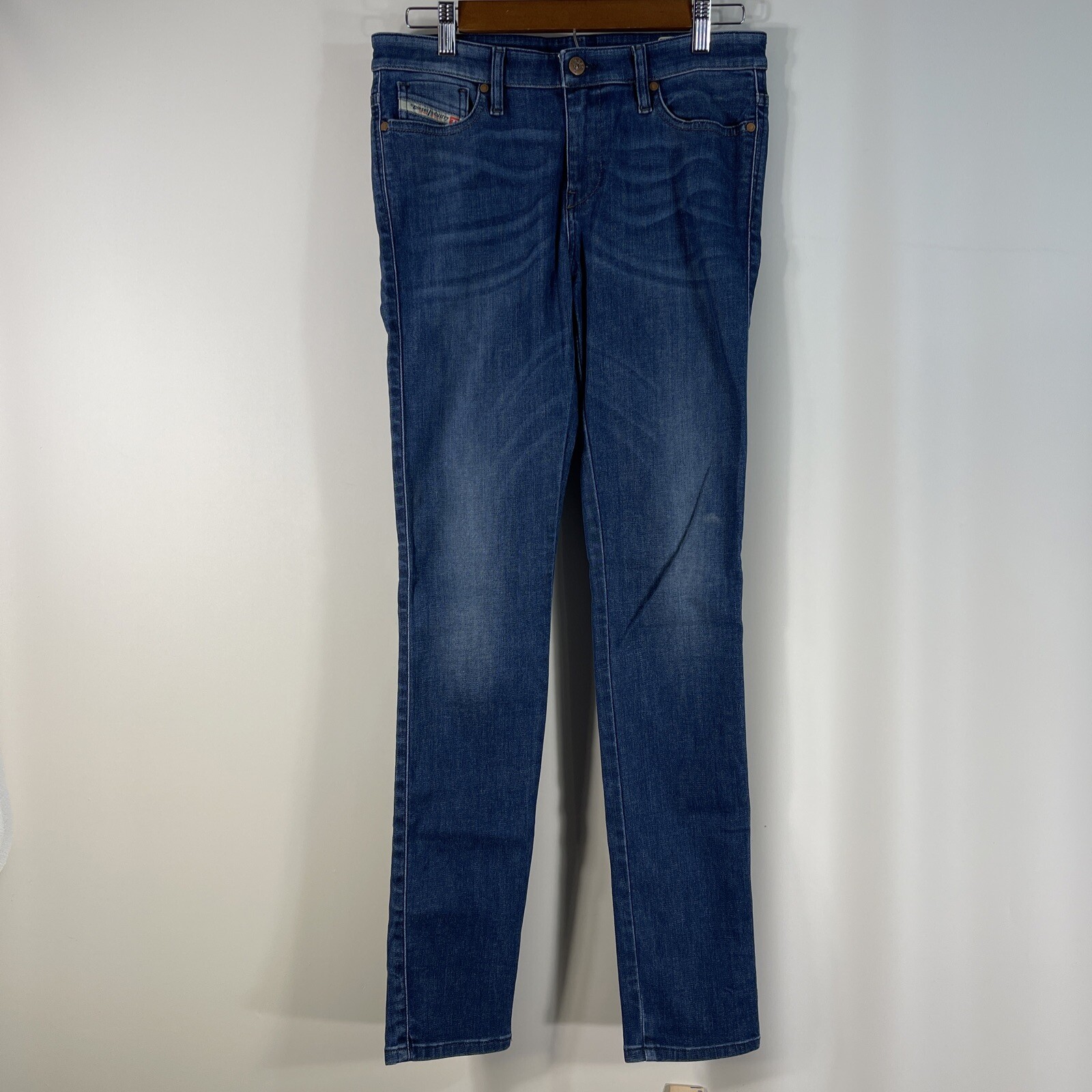 Diesel Skinzee Super Slim Skinny Regular Waist Stretch Womens Size 29 ...